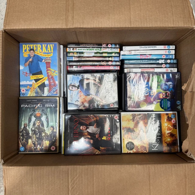 100 DVD DISCS Bundle Mixed Titles Movie Collection Job Lot Box Set ...
