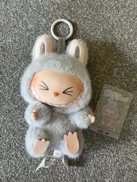 POPMART HAVE A Seat v2 Labubu Hehe Grey - Authentic £25.00 - PicClick UK