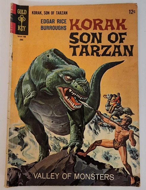 KORAK SON OF Tarzan #17 Gold Key Edgar Rice Burroughs 1967 Valley ...