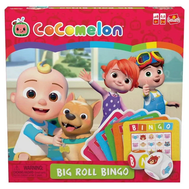 COCOMELON BIG ROLL gioco dadi bingo per bambini atto divertente ...