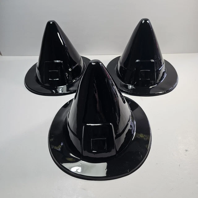 3 ESCO WITCHES Witch Pointed Pilgrim Hat - No Hair -Kids Halloween ...
