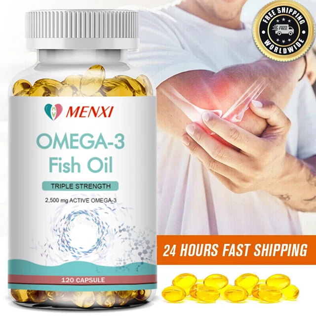 OMEGA 3 FISH Oil 3600mg Capsules SoftGel Triple Strength EPA & DHA £10.99 - PicClick UK