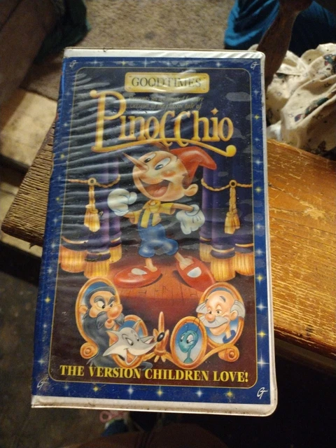PINOCCHIO - VHS - 1992 Goodtimes Home Video Classics - The Version ...