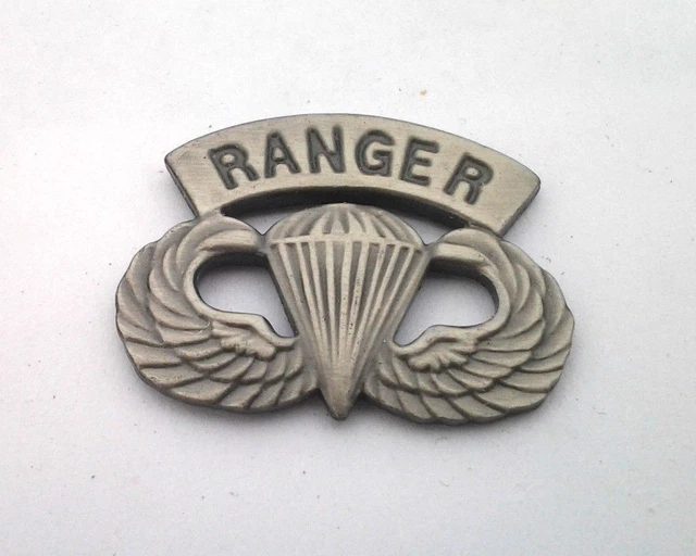 US ARMY AIRBORNE PARATROOPER RANGER WINGS (1-1/4") Military Hat Pin ...