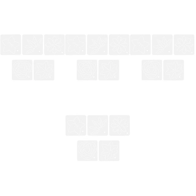 4 PIECES DIY Clothing Drawing Rulers Embroidery Templates Patchwork ...