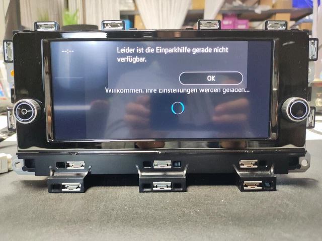ORIGINAL VW GOLF 8 CADDY Headunit DAB RADIO MIB3 Monitor Screen Multim ...