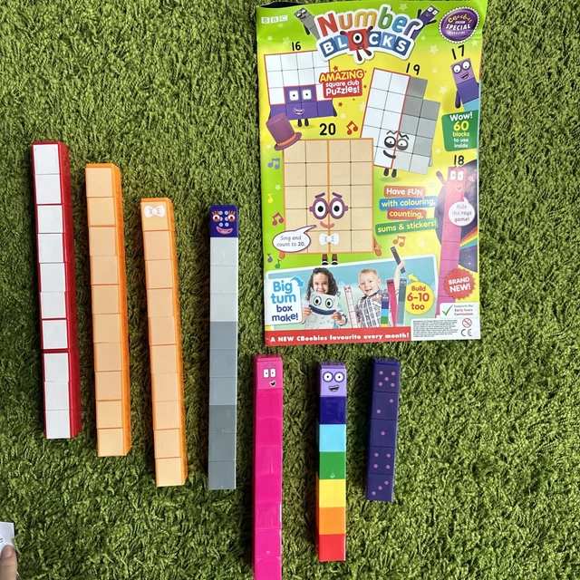 CBEEBIES 60 NUMBERBLOCKS Magazine Activity Maths Counting Play Learning ...