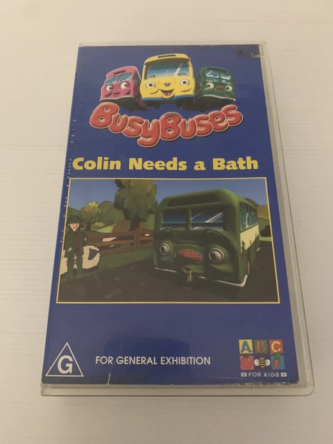 ABC~ BUSY BUSES Colin Needs A Bath ~ Video Vhs Pal $19.99 - PicClick AU