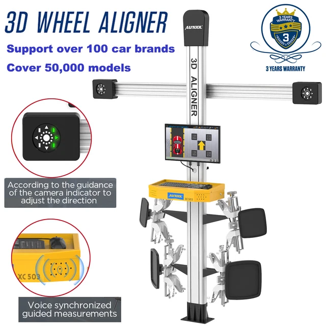 3D FULLY AUTOMATIC Wheel Alignment System Machine Tire Aligner for ...