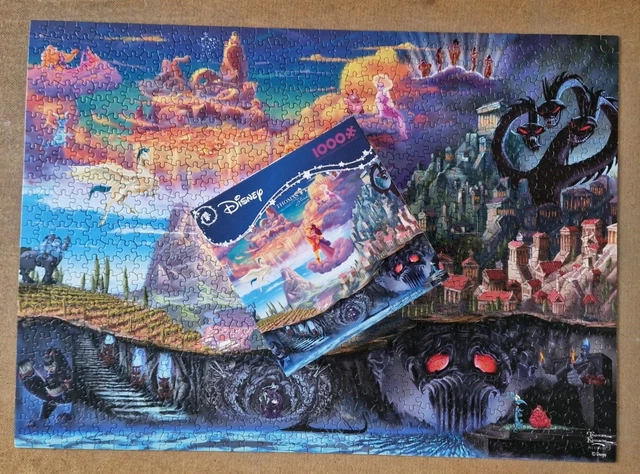 THOMAS KINKADE STUDIOS-DISNEY Hercules 1000-Pcs Jigsaw Pzl Complete ...