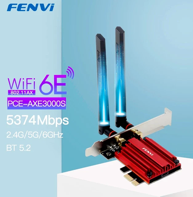 UK STOCK: WI-FI 6E AX210 PCE-AXE3000, FV-AC1200 5374Mbps Tri-band 2.4G ...