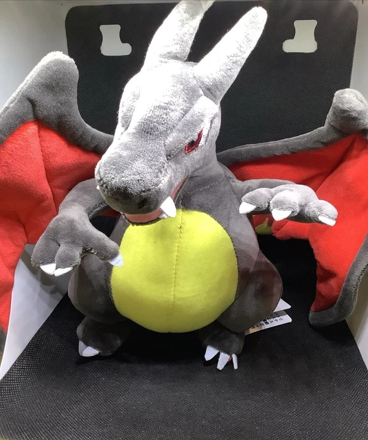 POKEMON SHINING BLACK Charizard Plush Soft Toy Teddy Cuddly Import Gift ...