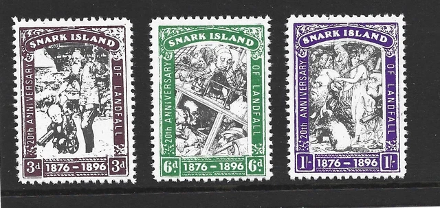 SNARK ISLAND CINDERELLA Stamps. 25th Anniversary of Landfall 1896. MNH ...