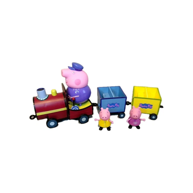 PEPPA PIG TRAIN avec Wagons & Figurines Grand-Père Peppa George – Très ...