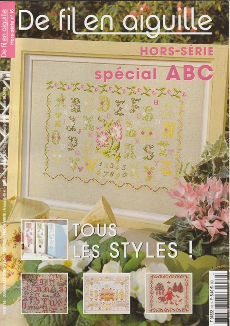 DE FIL EN aiguille N°16 HS point croix Spécial ABC V. Enginger P ...