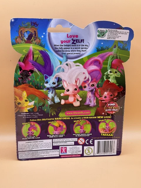 RARE! MOOSE CHARACTER Options Zelfs Zelf Jewely Ruby 4" Troll Figure ...