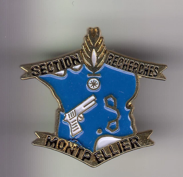 Rare Pins Pins Gendarmerie Nationale Section Recherche Montpellier