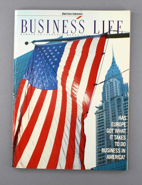 BRITISH AIRWAYS BUSINESS Life Airline Inflight Magazine February ...