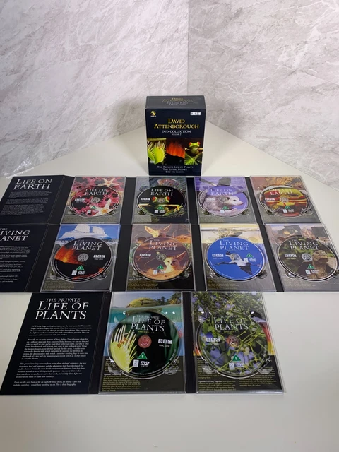 DAVID ATTENBOROUGH DVD Collection Volume 2 BBC 10 Disc Set Plants Planet Earth £14.99 - PicClick UK