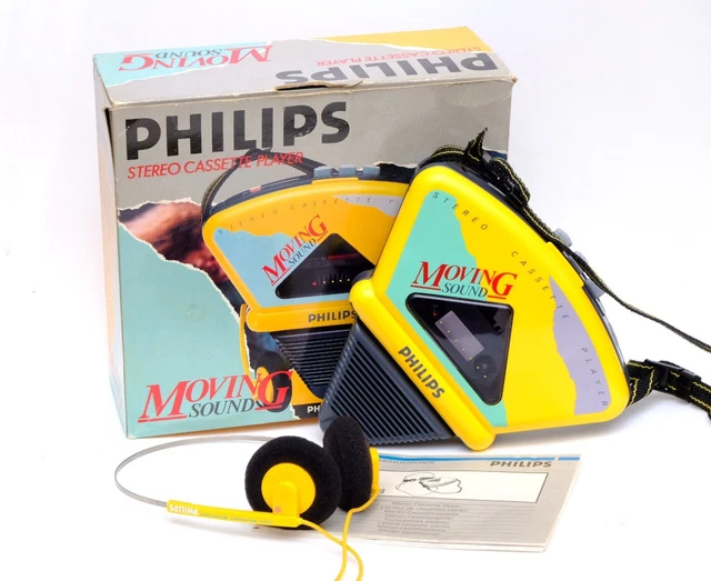 PHILIPS 'MOVING SOUND' D6608 Triangle Cassette Personal Stereo ...