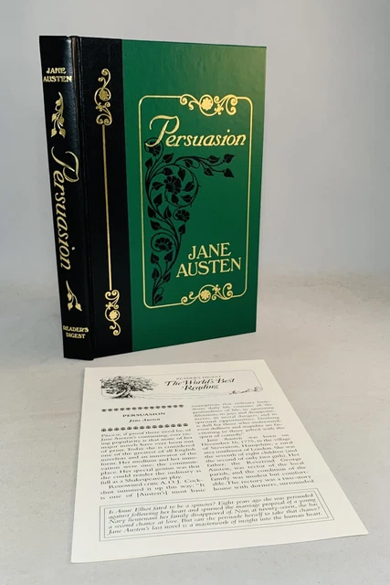 PERSUASION-JANE AUSTEN-TRÈS RARE Reader's Digest Edition !-Insertion ...