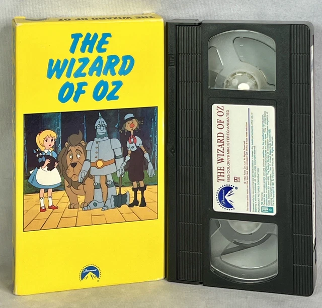 THE WIZARD OF OZ (1983) VHS ANIMATED CARTOONS PARAMOUNT VINTAGE ...