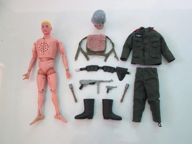 VINTAGE ACTION MAN German Stormtrooper outfit + 1st issue Talking ...