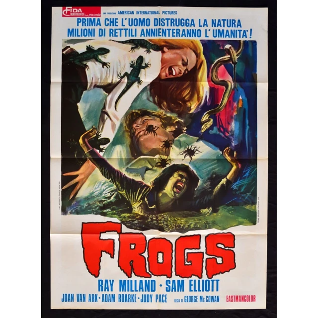 AFFICHE FROGS RAY Milland Sam Elliot Mc Cowan Roarke Pace A145 EUR 144 ...