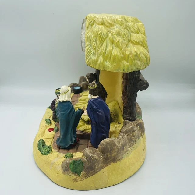 VTG GEMMY NARRATED Nativity Scene Talks Lights Up Christmas Epiphany ...