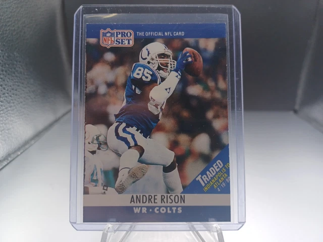 1990 PRO SET #134C Andre Rison Colts d'Indianapolis carte d'offre d ...