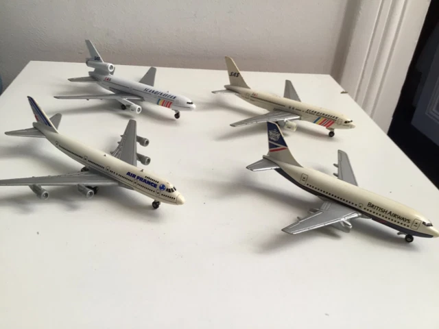 ERTL BOEING 767 sas ,747 Air France,747 british , dc10 sas EUR 28,00 ...