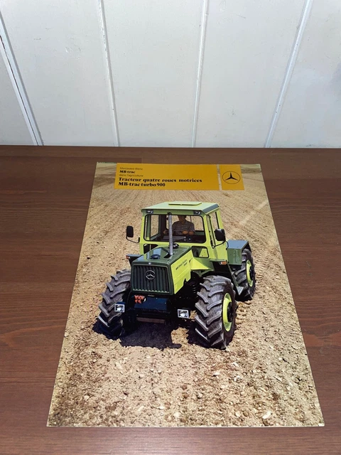 BROCHURE PROSPEKT PROSPECTUS TRACTEUR MB TRAC 900 tractor-traktor-john deere-ih EUR 5,99 ...
