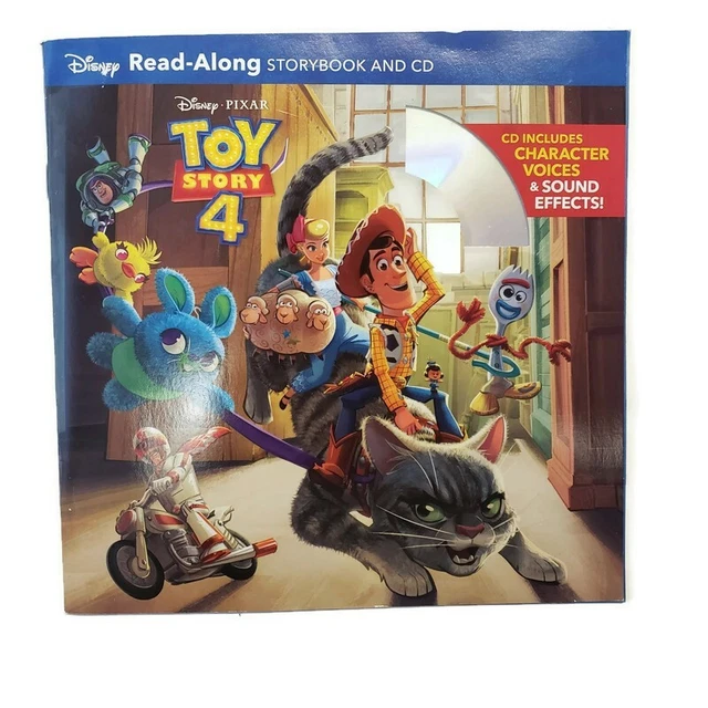TOY STORY 4 Disney Pixar Read-Along Storybook and CD Character Voices ...