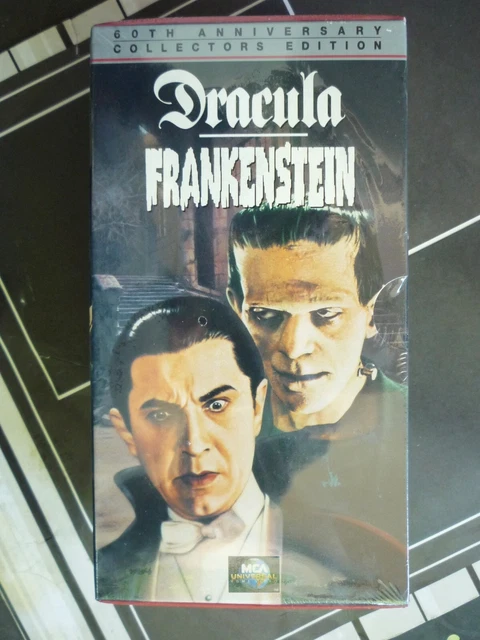 DRACULA-FRANKENSTEIN COLLECTORS EDITION - Two Vhs Tapes - Factory ...