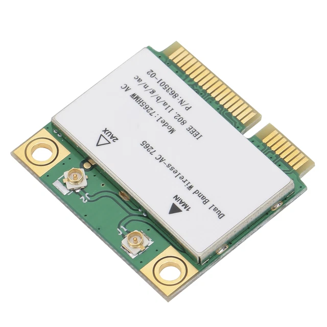 CARTE WIFI MINI Pcie Double Bande Adaptateur Sans Fil Partie Réseau 802 ...