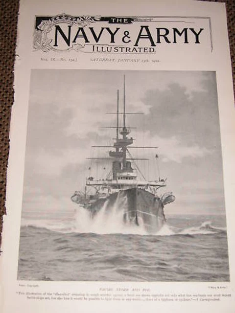 1900 BOER GUERRE Navire de Guerre Hannibal Marine & Armée Illust EUR 19 ...