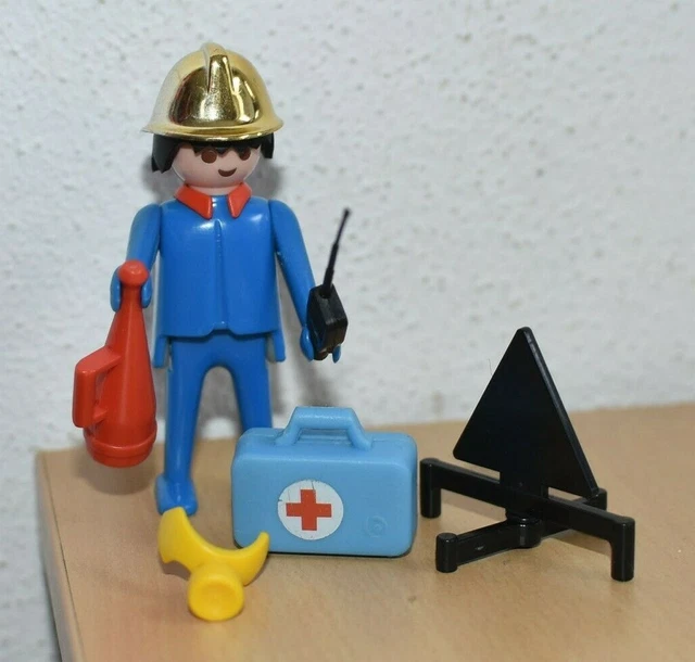 PLAYMOBIL KLICKY FIGUR Feuerwehrmann Chief Rarität 70er Jahre EUR 2,90 ...