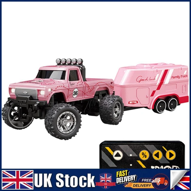 MINI RC MONSTER Truck 1:64 Scale 2.4Ghz Remote Control Adjustable Speed ...