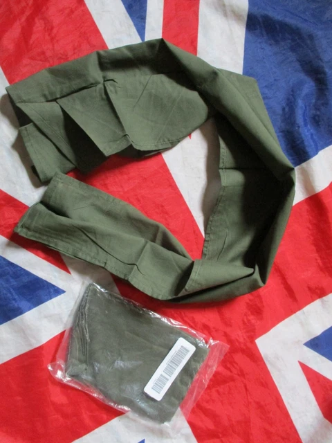 BRITISH ARMY UKSF jungle og green SWEAT RAG SCARF FACE MASK genuine ...