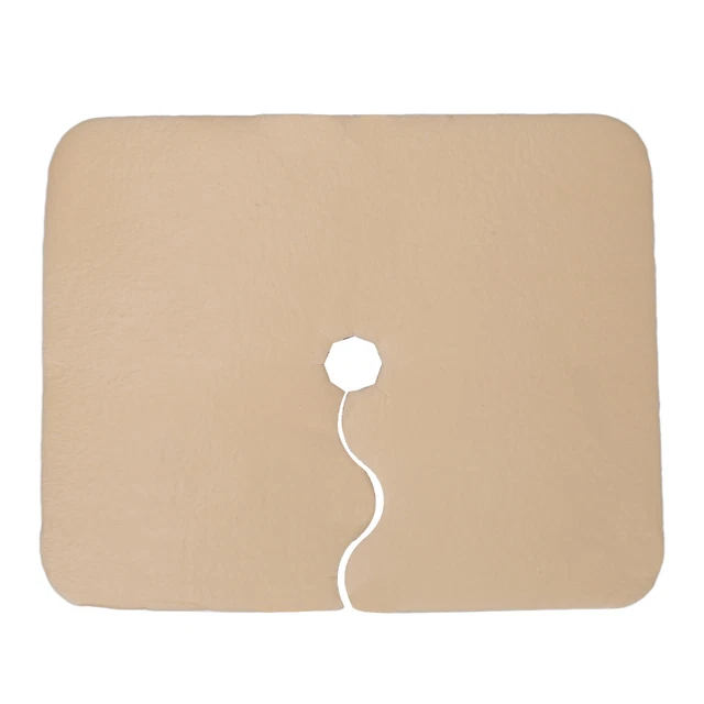 TRACHEOSTOMY PAD SOFT PVC Serrated Opening Surgical Tracheostomy ...