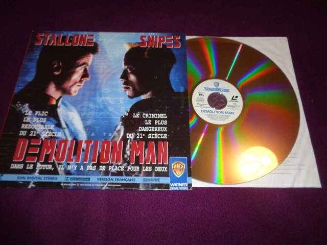 LASER DISC DEMOLITION Man / Stallone Snipes / Warner Home Video 1298513 ...