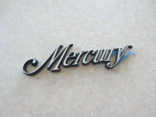 ORIGINAL FORD MERCURY script car badge / emblem -- $30.00 - PicClick AU