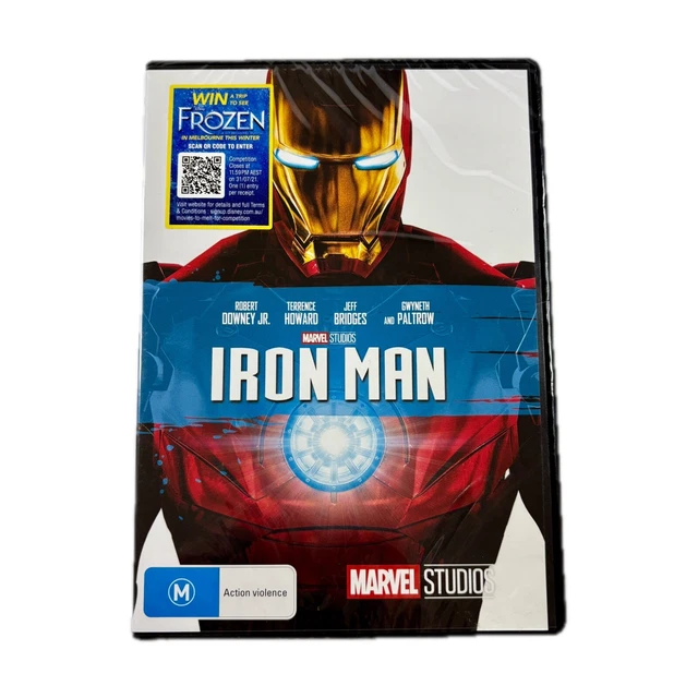 IRON MAN DVD Region 4 PAL Brand New Sealed Free Tracked Postage Marvel ...