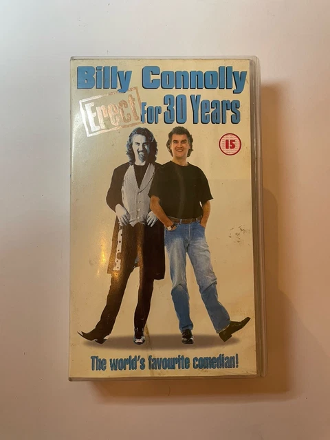 BILLY CONNOLLY - Erect For Thirty Years (VHS, 1998) £2.49 - PicClick UK