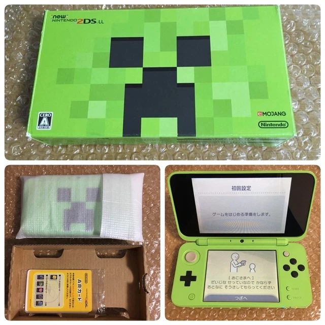 MINECRAFT CREEPER EDITION NEUVE Nintendo 2DS LL console de jeu Japon ...