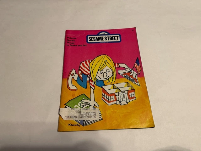 ORIGINAL VINTAGE OCTOBER 1973 Sesame Street Magazine £18.28 - PicClick UK