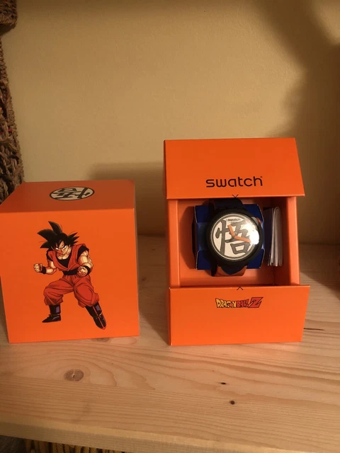 SWATCH X DRAGONBALL Z GOKU Watch Collaboration UK In Hand 2022 Dragon ...