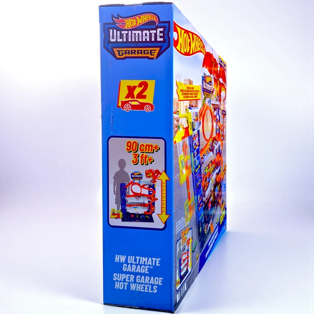 HOT WHEELS CITY Ultimate Garage Playset with 2 Die-Cast Cars & 50+ Car ...