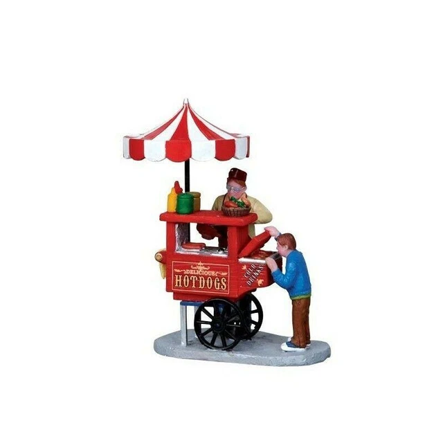 LEMAX CARNIVAL HOT DOG CART #12932 NRFP 2011 Amusement Park Fair Zoo ...