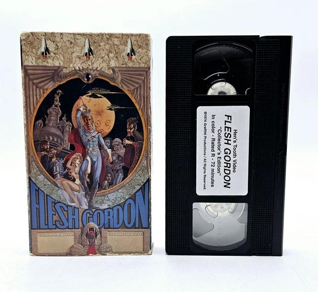 FLESH GORDON VHS 1996 Hen's Tooth Video Collector's Edition Sci-fi ...